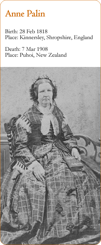 Anne Palin – Family Group – Five Remarkable Women